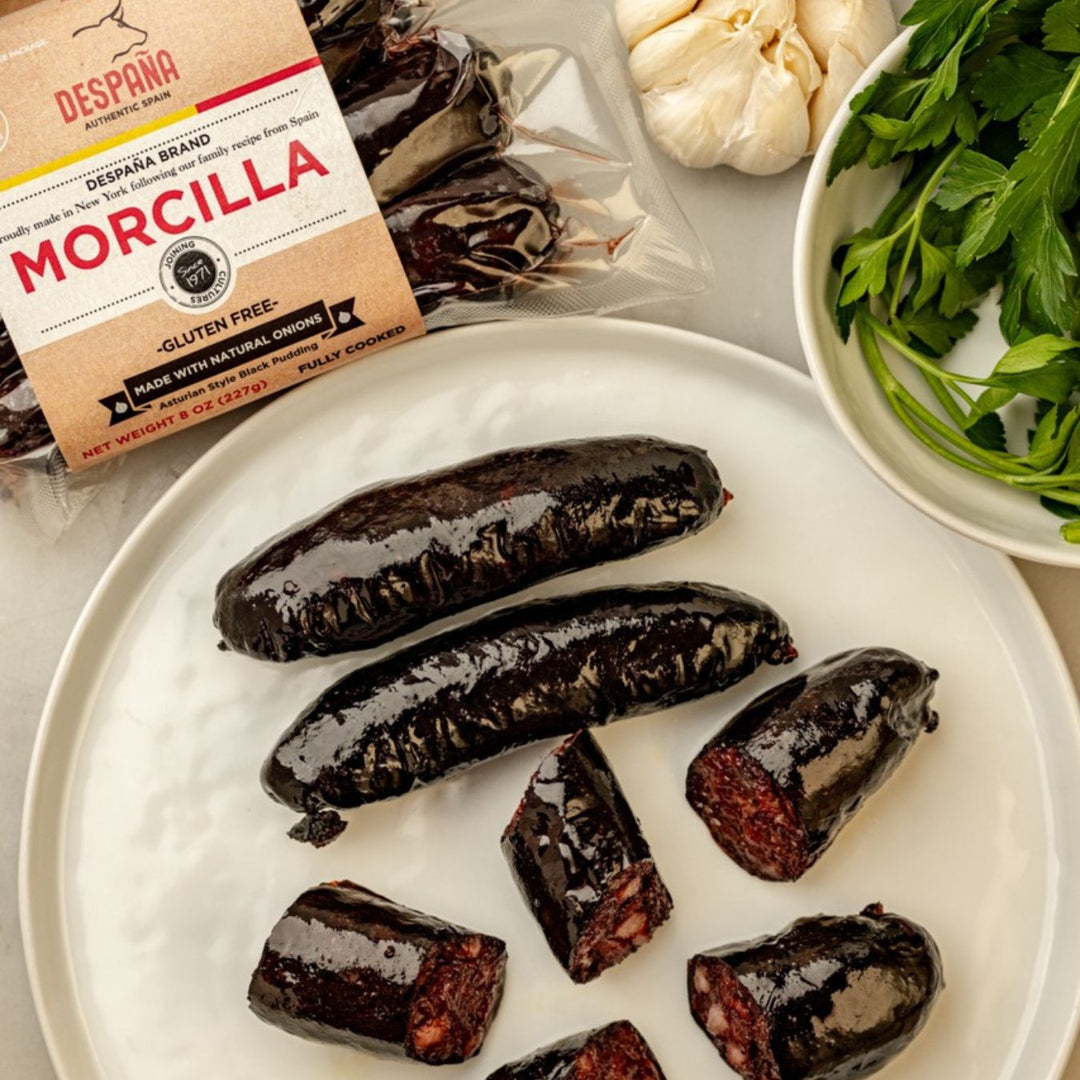 DESPAÑA Morcilla – Asturian Style Spanish Blood Sausage with Onions ...