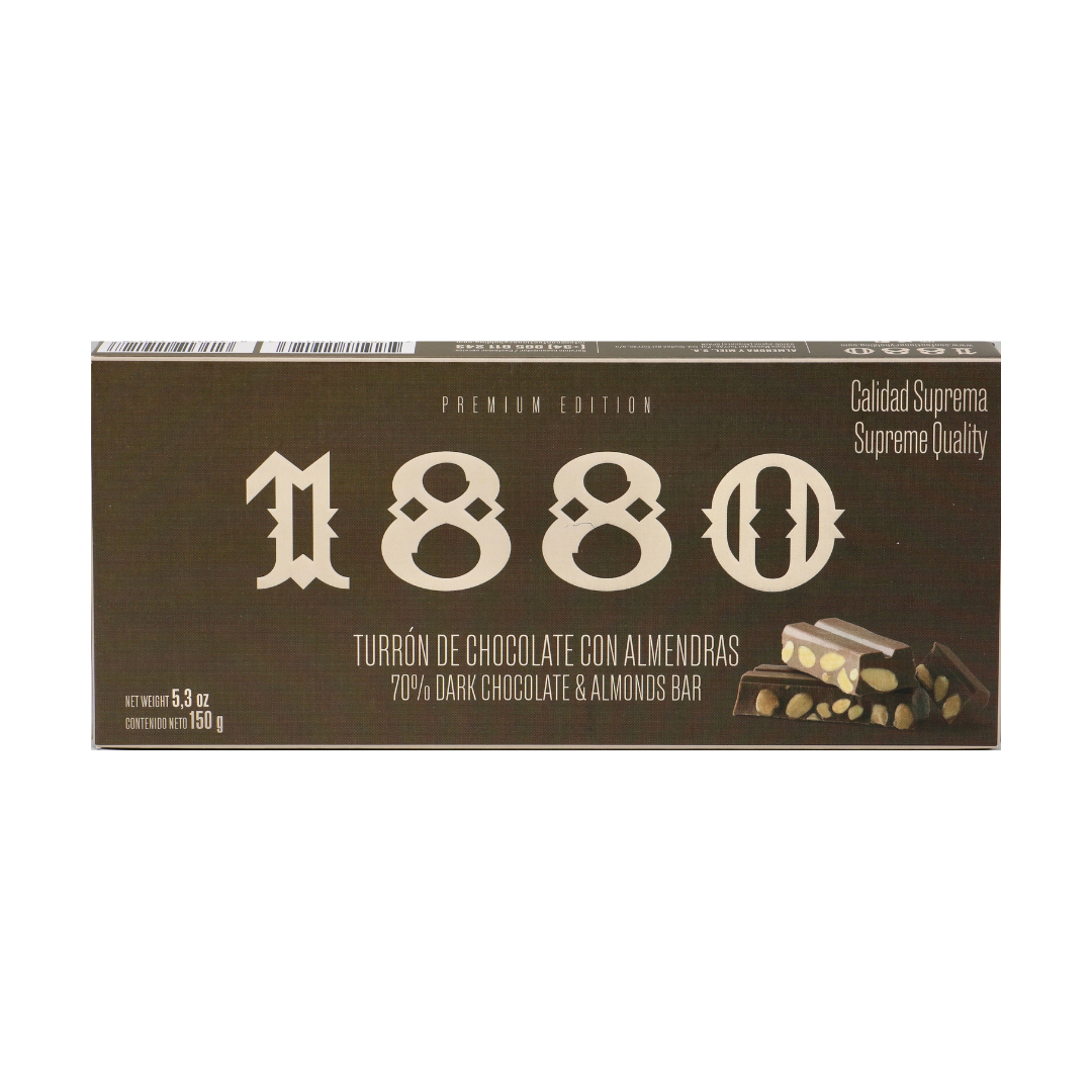 1880 Premium Dark Chocolate Almond Turrón – Despaña Brand Foods